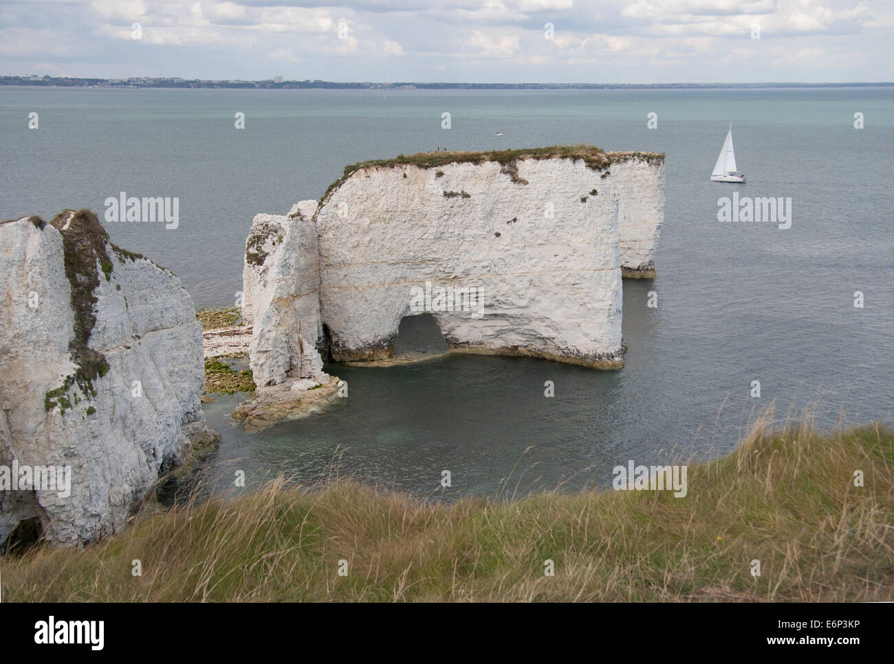 The Old Harry Rocks, Dorset, England Stock Photo - Alamy