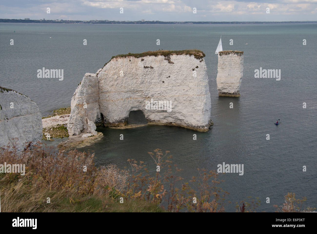 The Old Harry Rocks, Dorset, England Stock Photo - Alamy