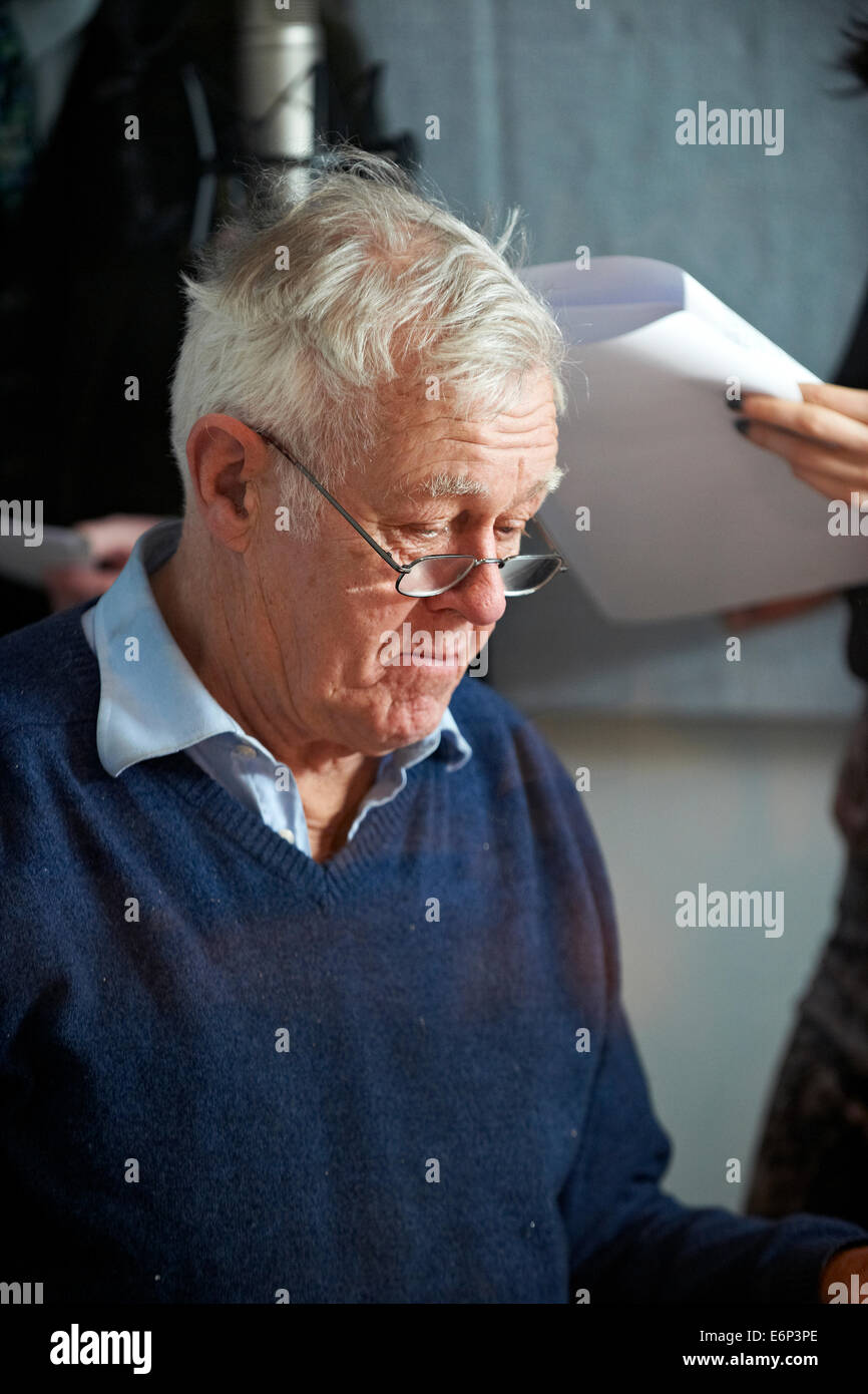 Richard Ingrams during a Craig Brown and Friends recording at Cast Iron ...