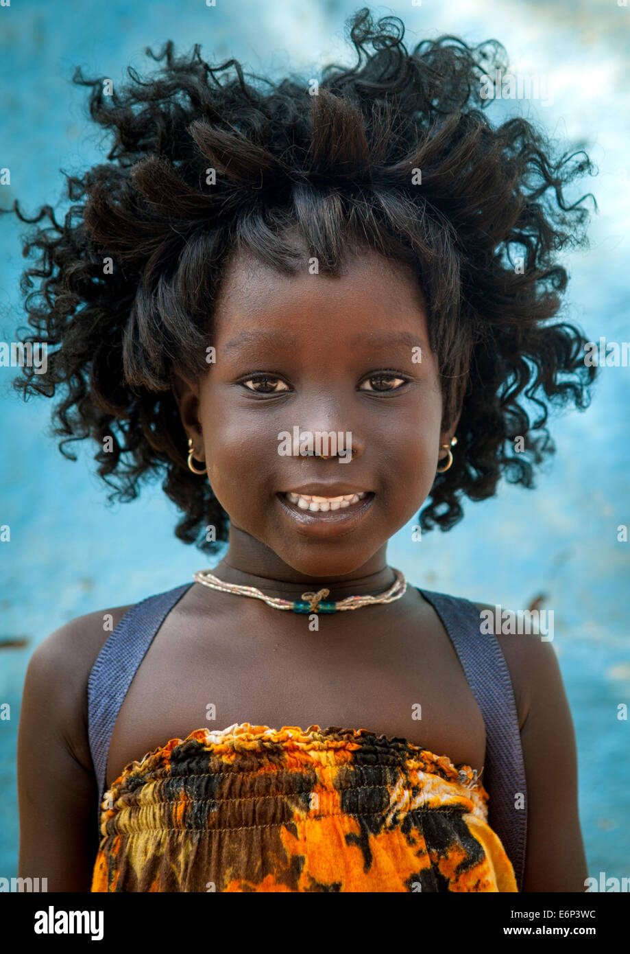 Ajulu, Anuak Tribe Gilr With A Wig, Gambela, Ethiopia Stock Photo - Alamy