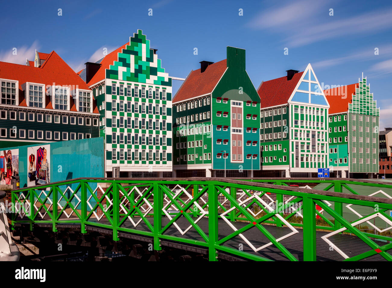 Colourful Buildings, Zaandam, Amsterdam, Holland Stock Photo - Alamy