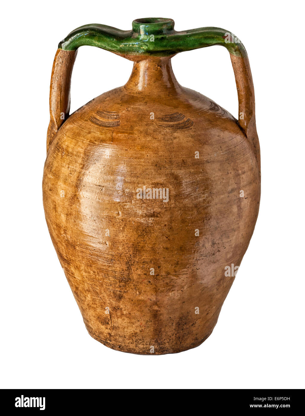 traditional terracotta vase on white background Stock Photo - Alamy