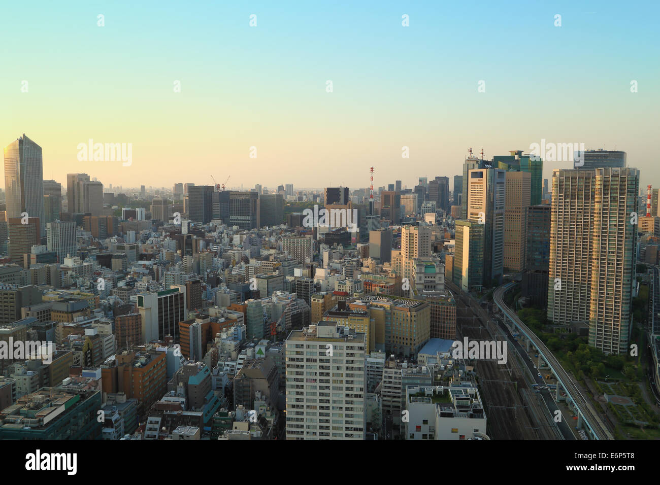 view of Tokyo cityscape, Japan Stock Photo - Alamy