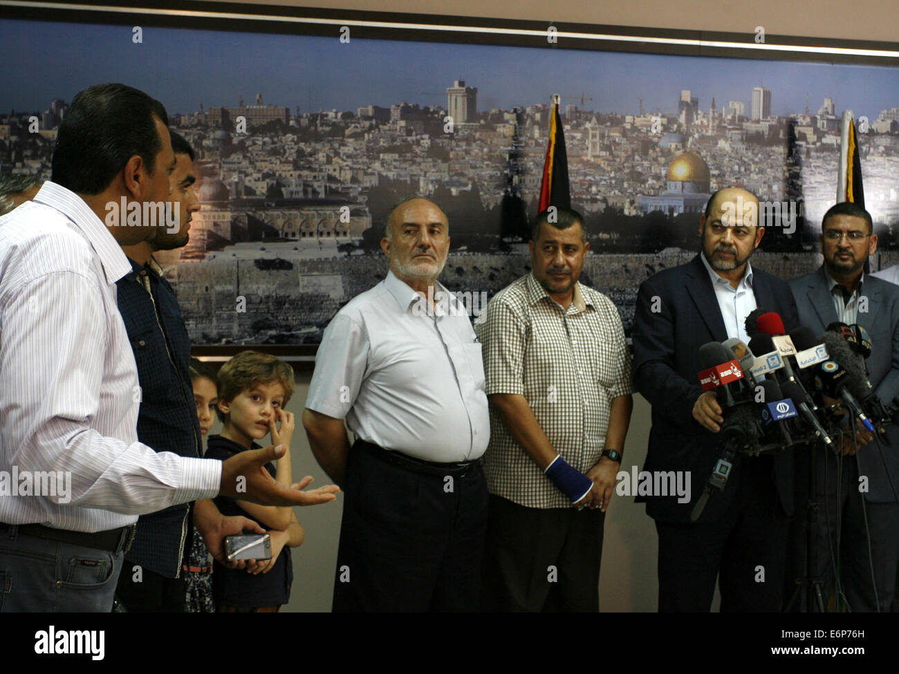 Rafah, Gaza Strip, Palestinian Territory. 28th Aug, 2014. Senior Hamas ...