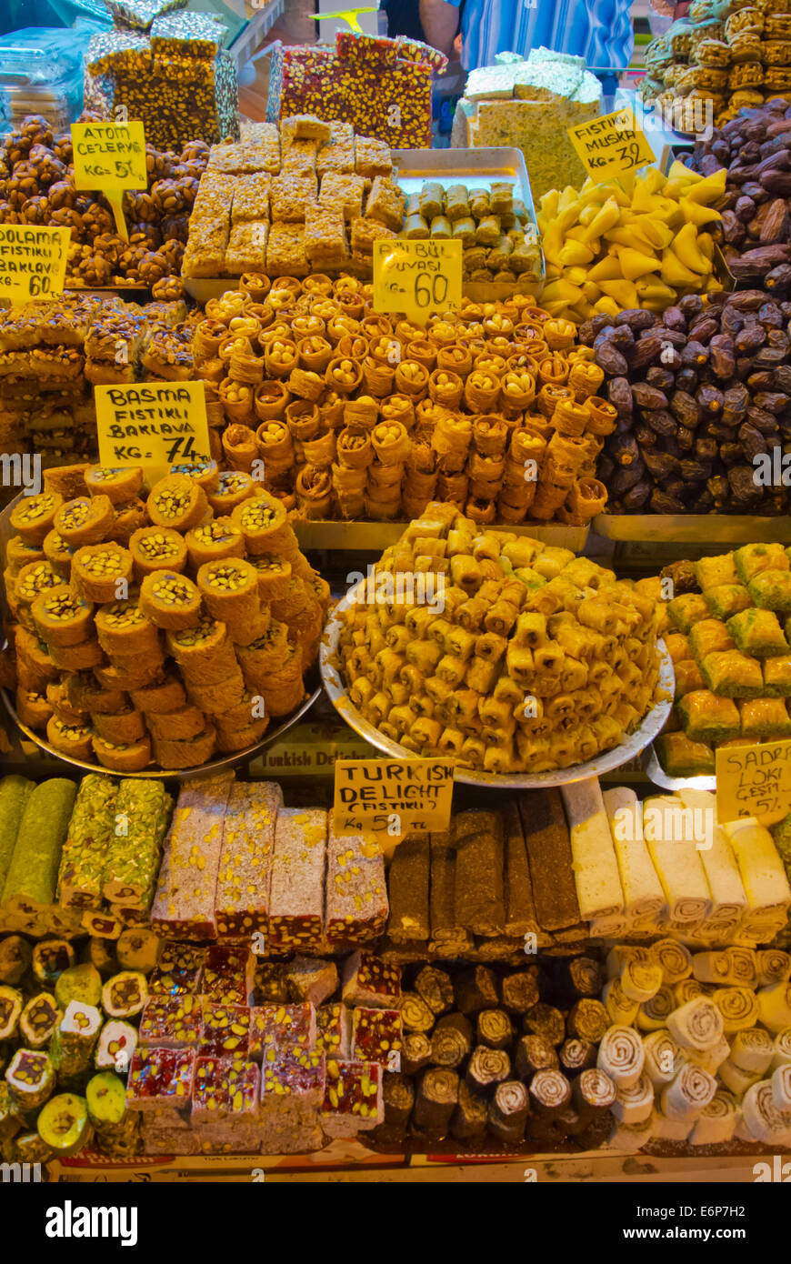 Turkish delight, sweets, candy, Misir carsisi, the Spice Market ...