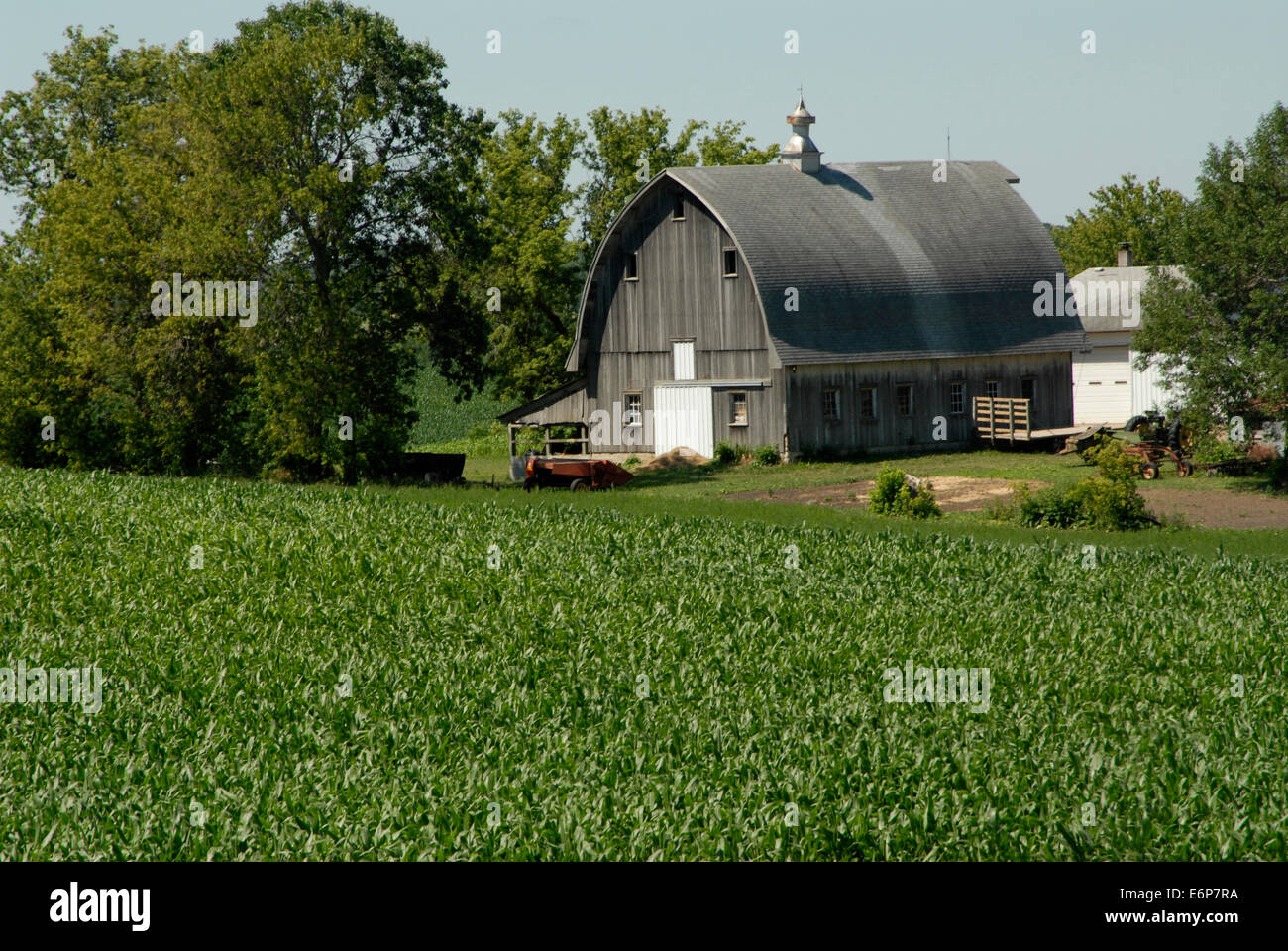 USA, Iowa. Barn Stock Photo - Alamy