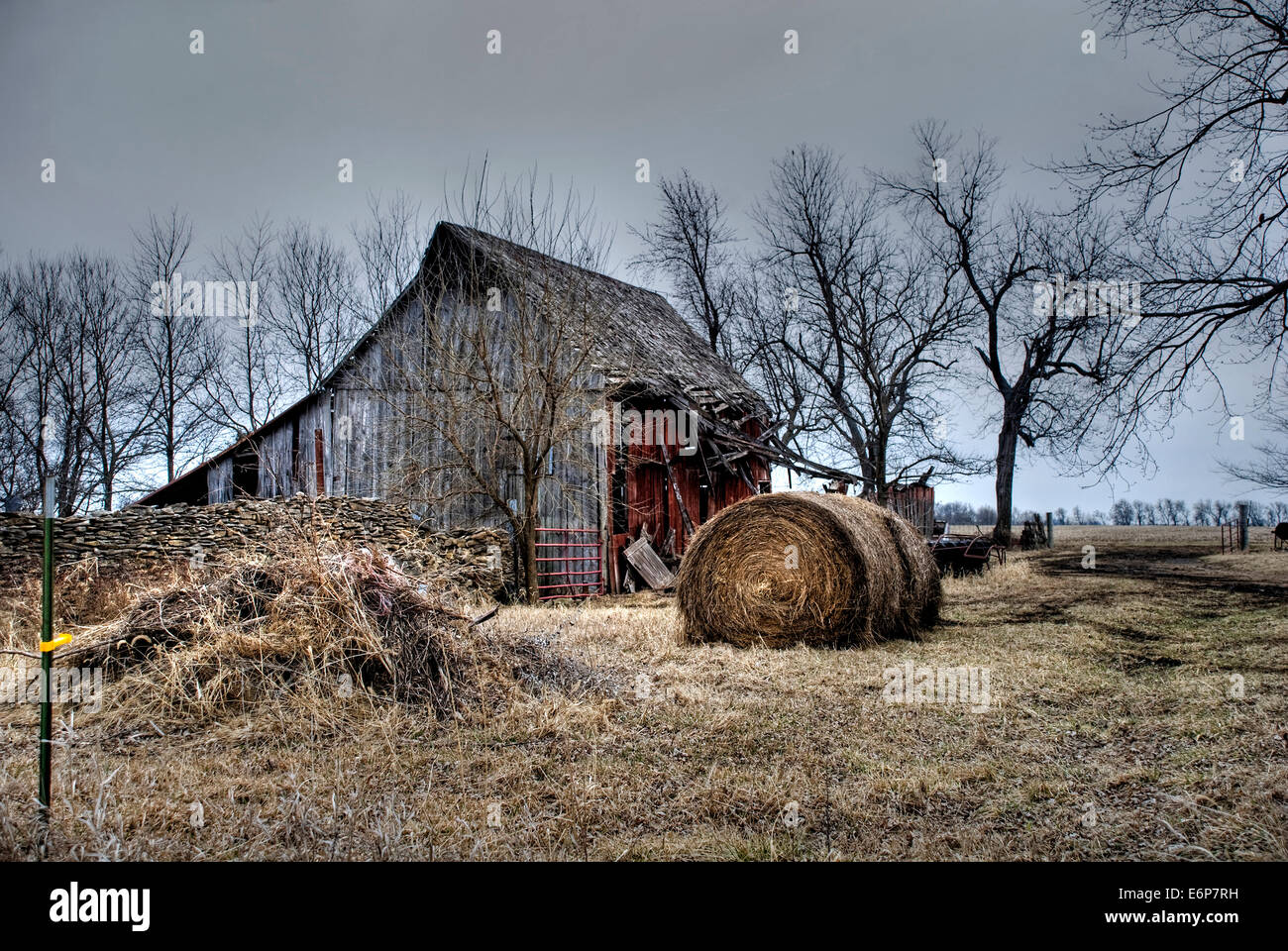USA, Kansas. Old Barn Stock Photo - Alamy