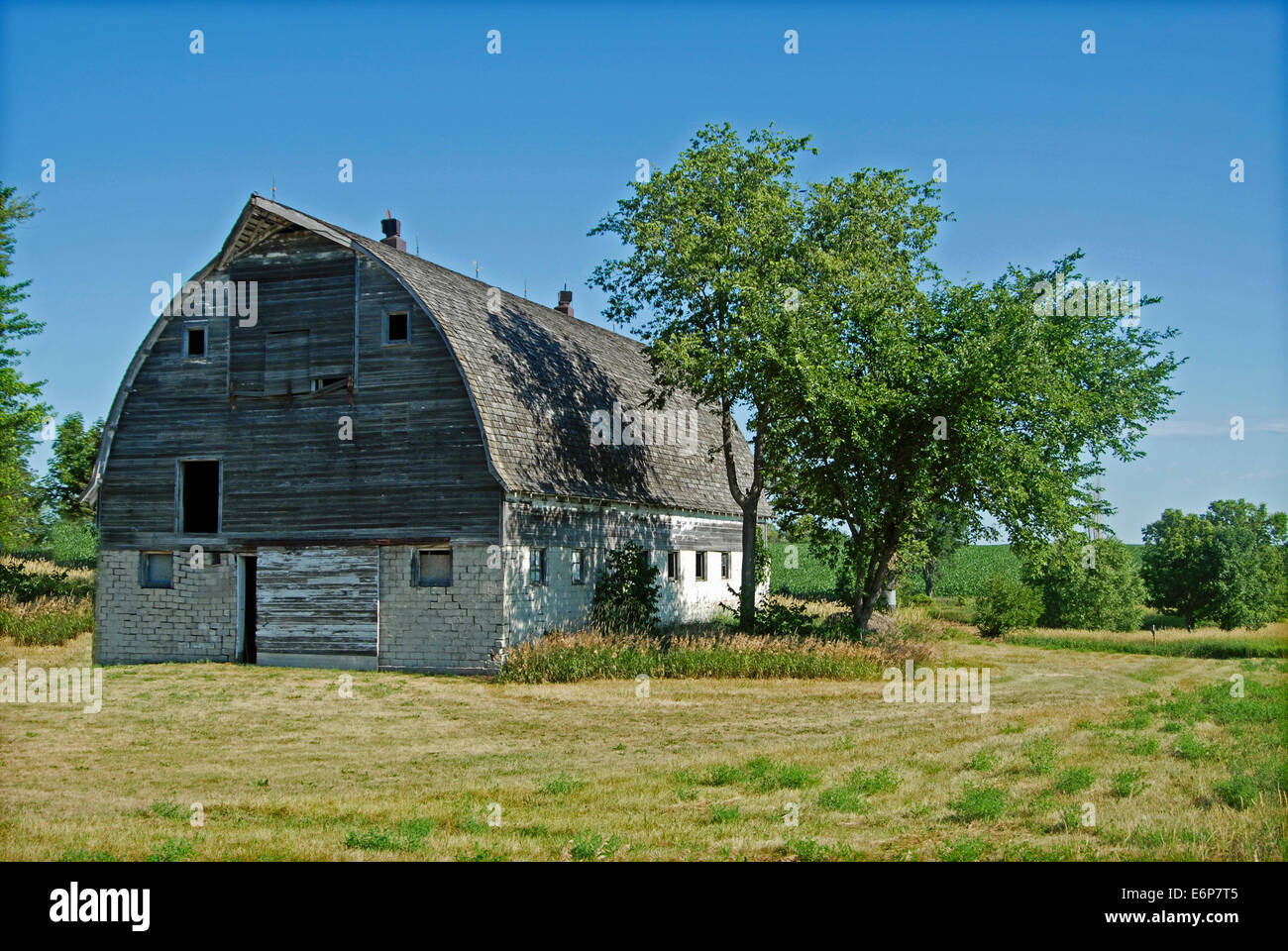 USA, Kansas. Old Barn Stock Photo - Alamy