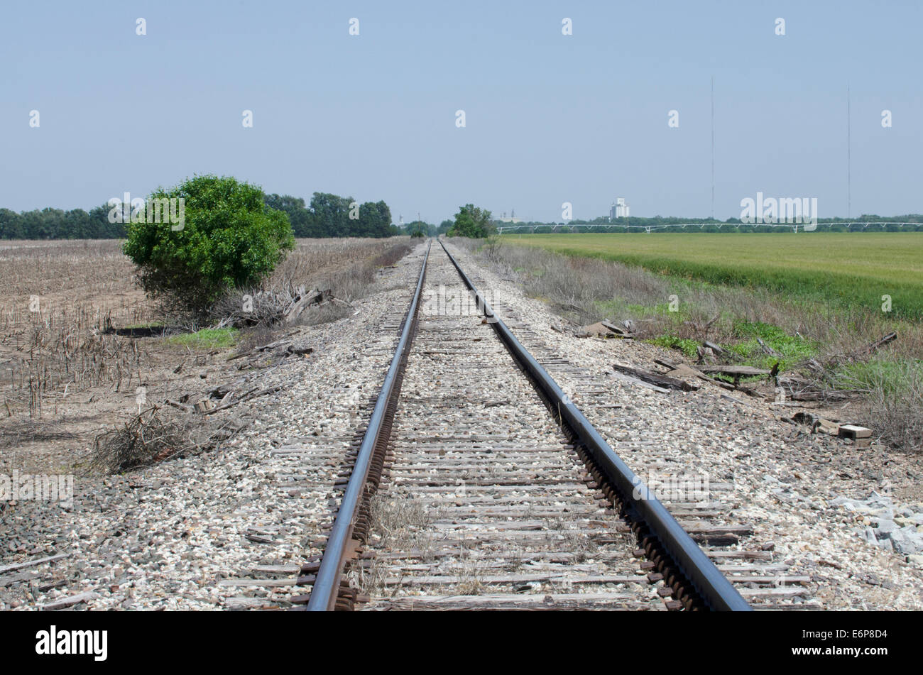 Train tracks perspective hi-res stock photography and images - Alamy