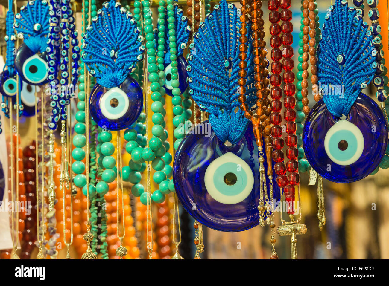 All-seeing-eye pendants for sale at the Grand Bazaar in Istanbul ...