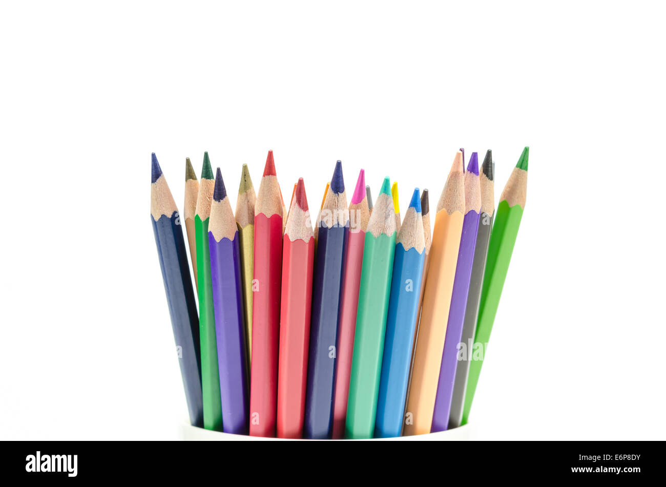 colorful of colored pencils Stock Photo - Alamy