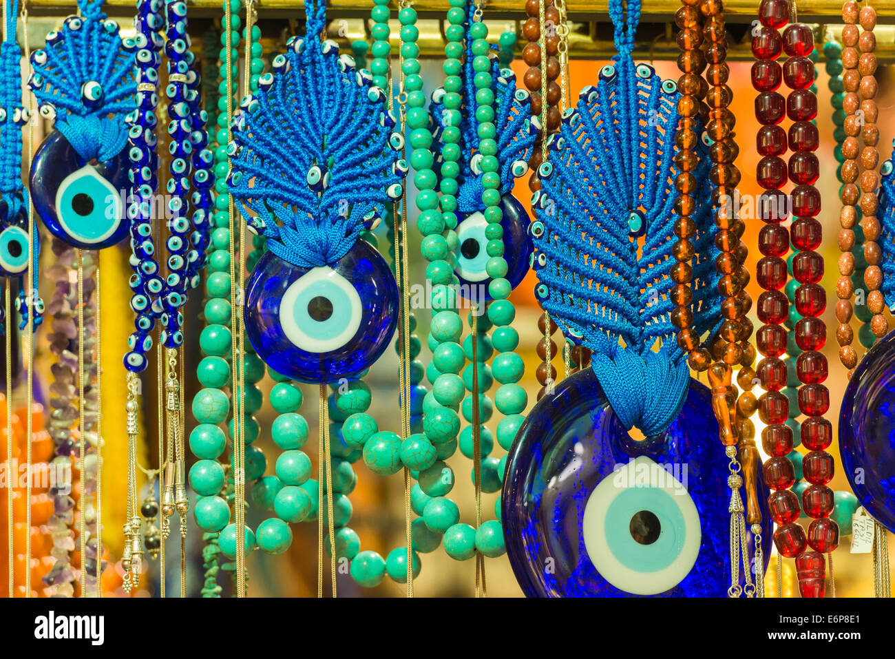 All-seeing-eye pendants for sale at the Grand Bazaar in Istanbul ...