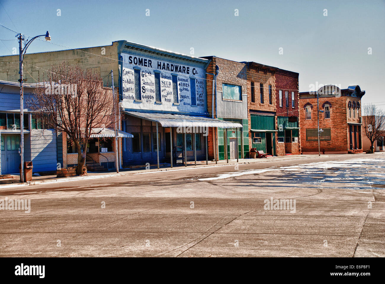 USA, Kansas. Wilson, Kansas Stock Photo - Alamy