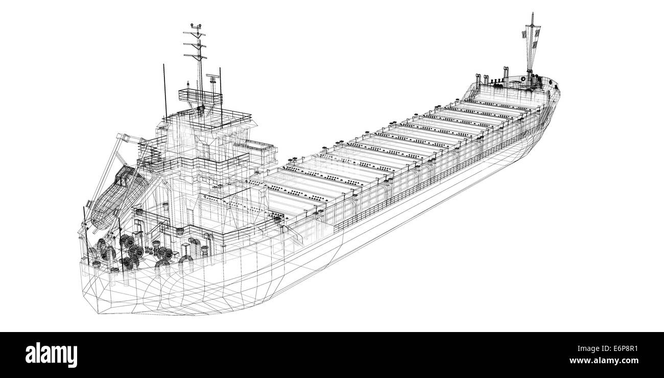 Cargo ship model Cut Out Stock Images & Pictures - Alamy