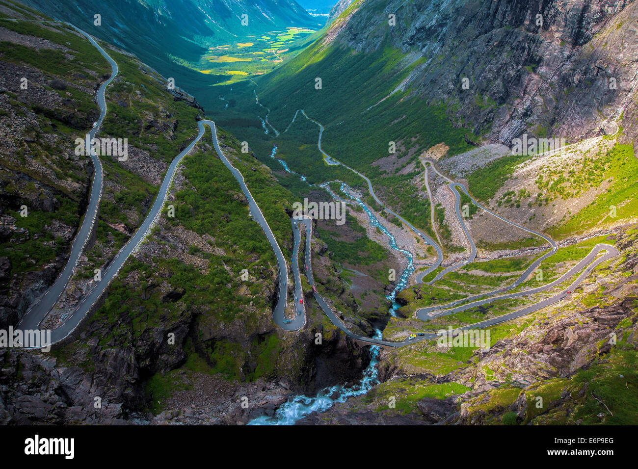 Trollstigen in Norway Stock Photo - Alamy