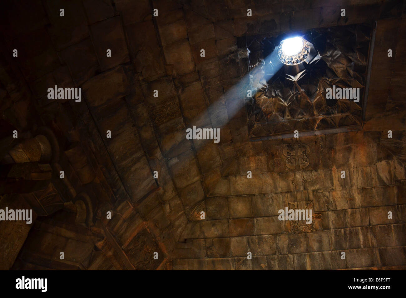 Inside ancient monastery Stock Photo - Alamy