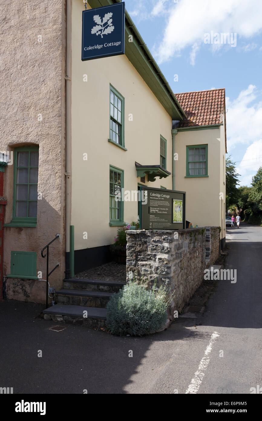 Coleridge Cottage in Nether Stowey, Somerset. Here STC lived for just ...