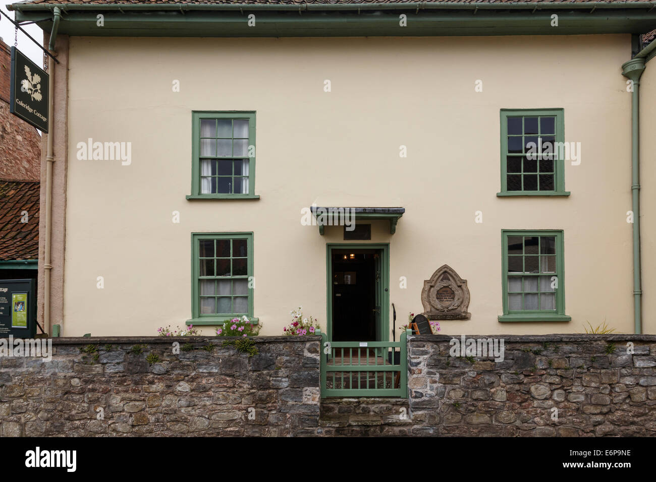 Coleridge Cottage in Nether Stowey, Somerset. Here STC lived for just ...