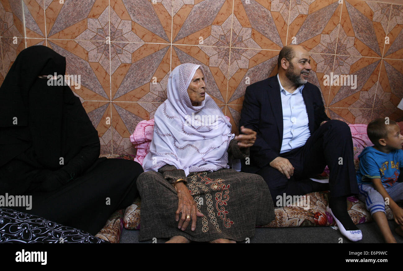 Rafah, Gaza Strip, Palestinian Territory. 28th Aug, 2014. Senior Hamas ...