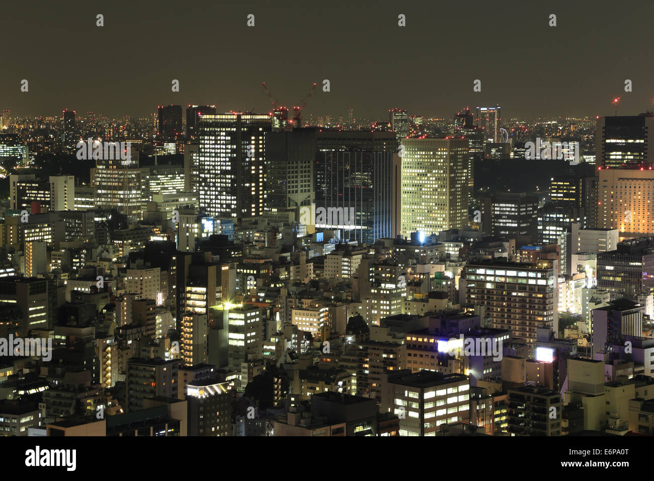 Tokyo cityscape at night of Japan Stock Photo - Alamy