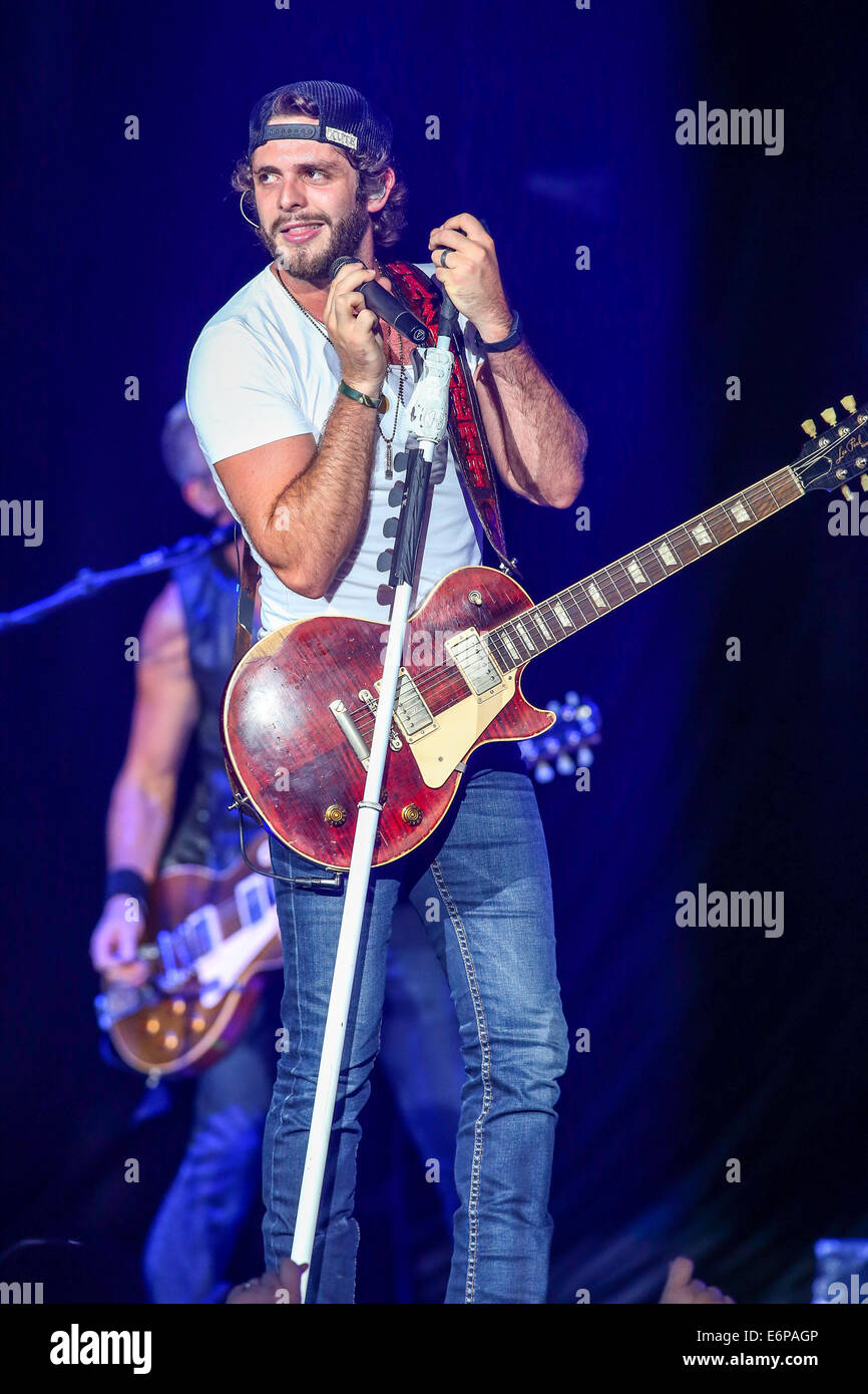 Raleigh, North Carolina, USA. 21st Aug, 2014. Music artist THOMAS RHETT ...
