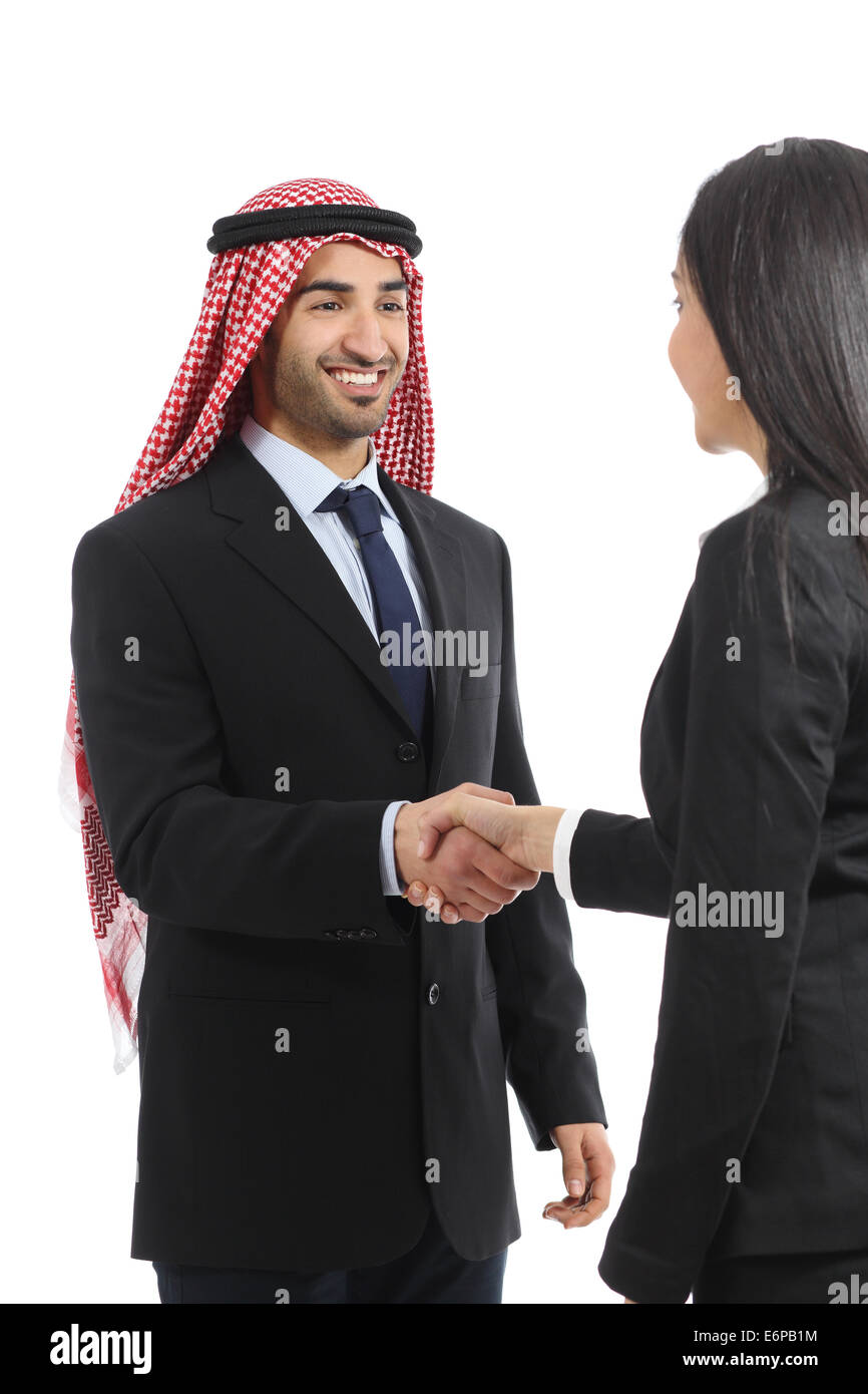 Arab handshake hi-res stock photography and images - Alamy
