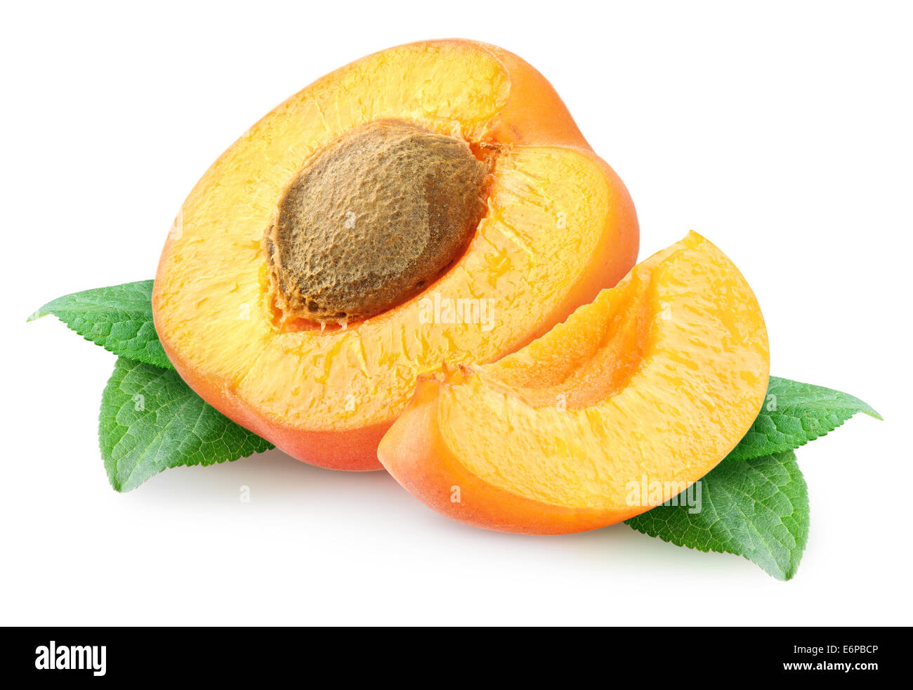 Apricot fruit half slices hi-res stock photography and images - Alamy