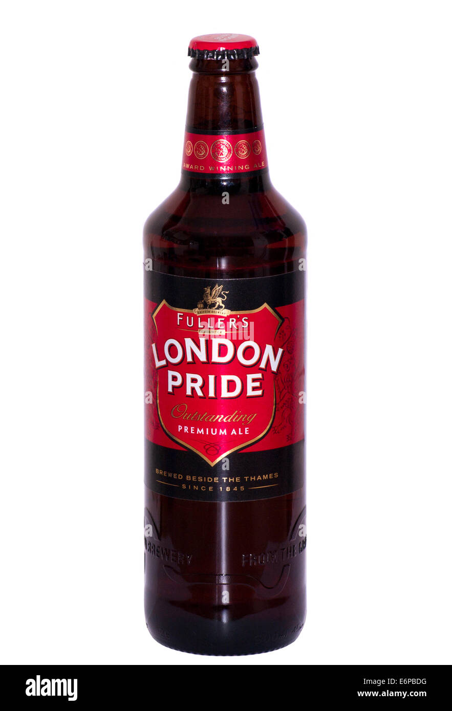 Glass Bottle Of Fullers London Pride Premium Ale Beer Stock Photo - Alamy