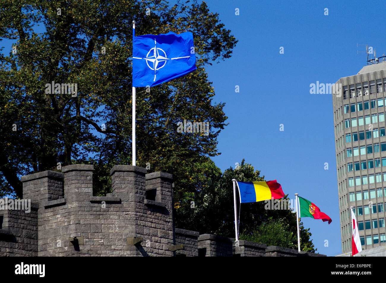 Nato wales flag hi-res stock photography and images - Alamy