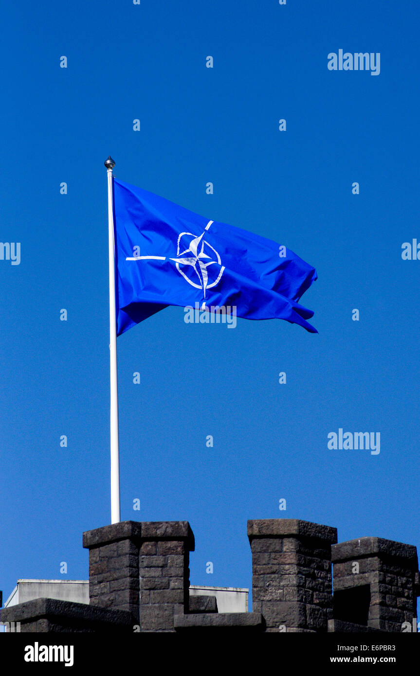 Nato flag hi-res stock photography and images - Alamy