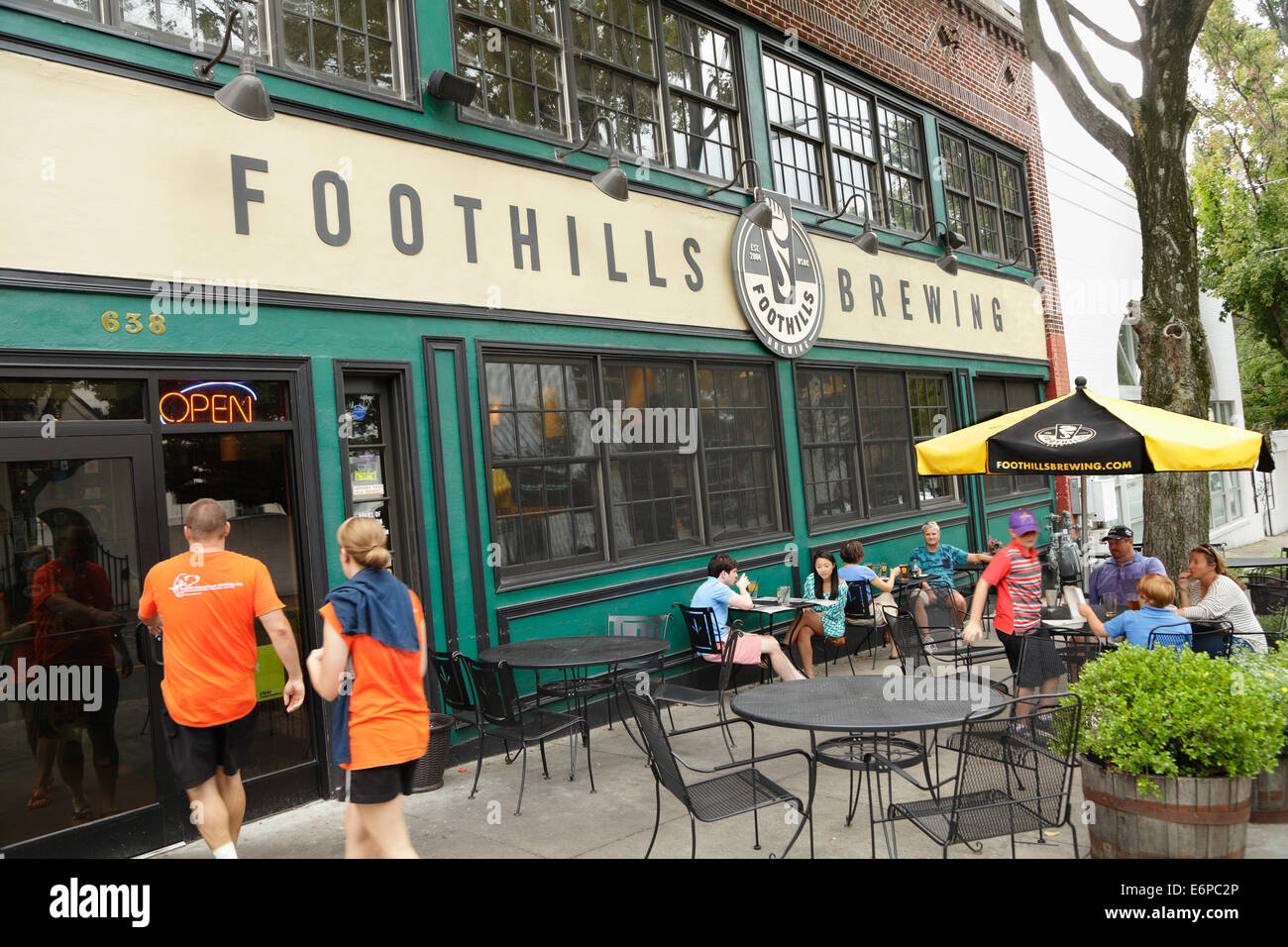 Foothills Brewing brewpub in downtown Winston-Salem, North Carolina ...
