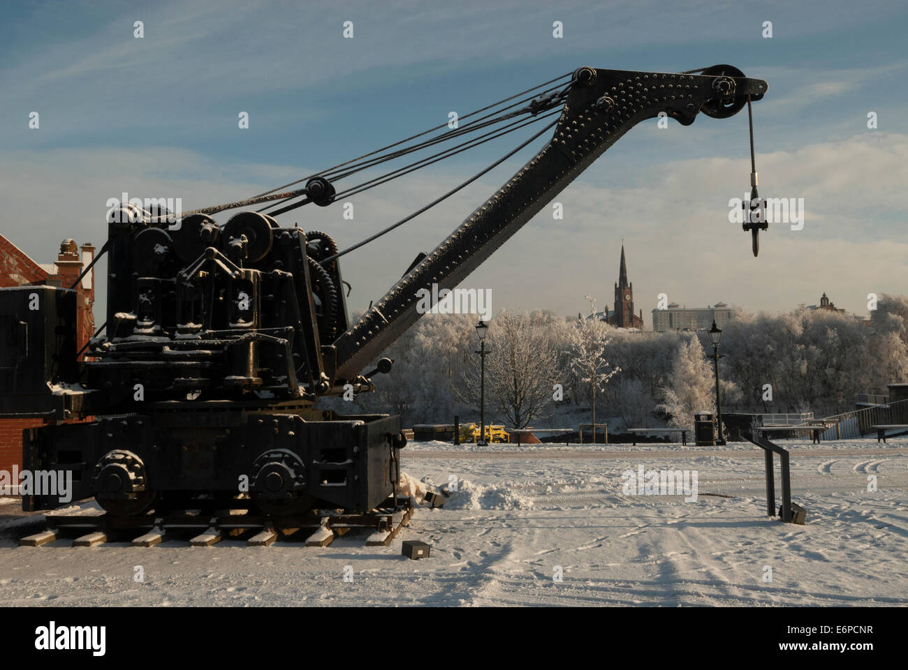 Heritage industrial crane hi-res stock photography and images - Alamy