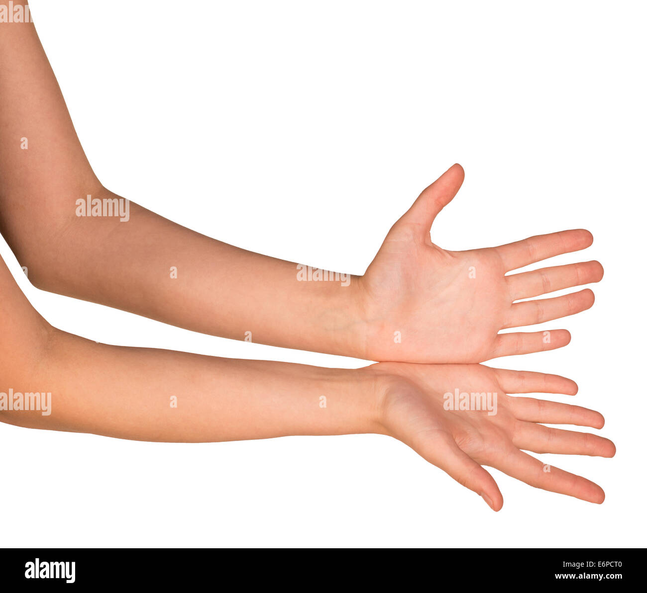 Hands splayed hi-res stock photography and images - Alamy