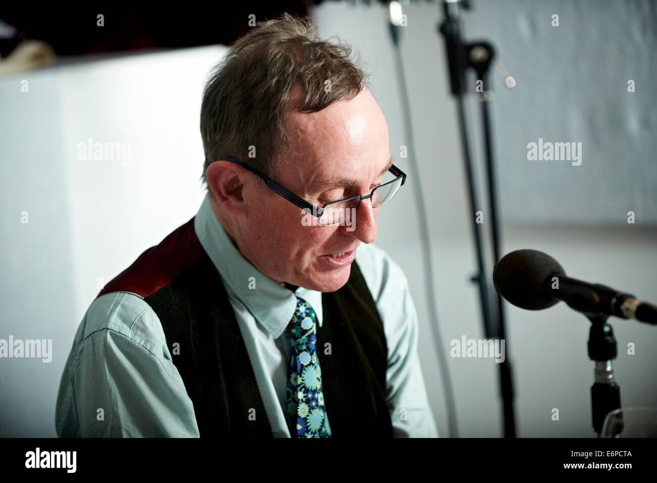 A N Wilson during a Craig Brown and Friends recording at Cast Iron ...