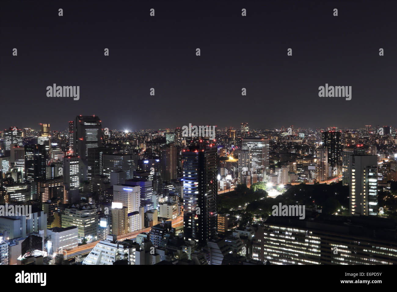 Tokyo cityscape at night of Japan Stock Photo - Alamy