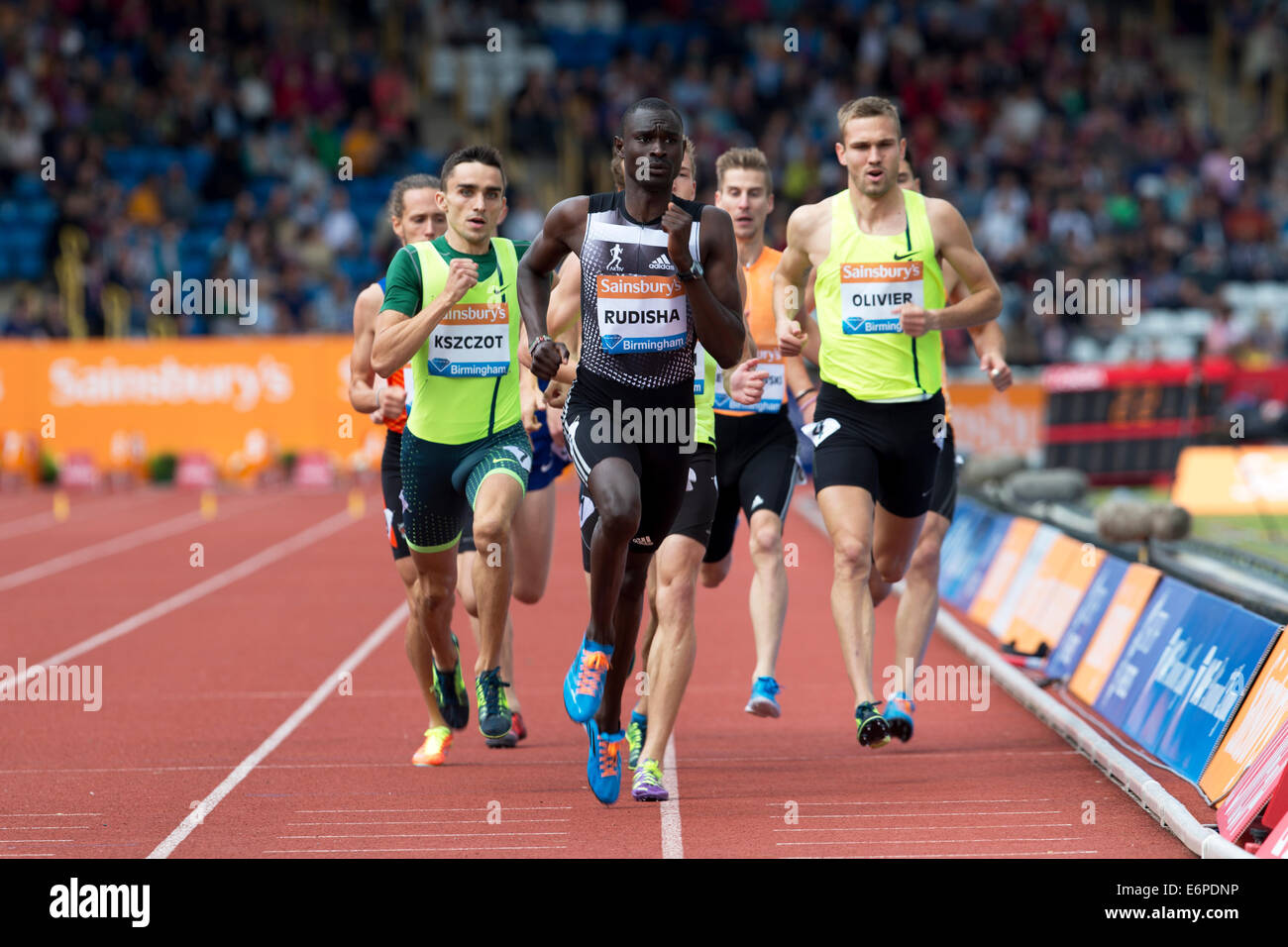 David RUDISHA, 600m race Diamond League 2014 Sainsbury's Birmingham ...