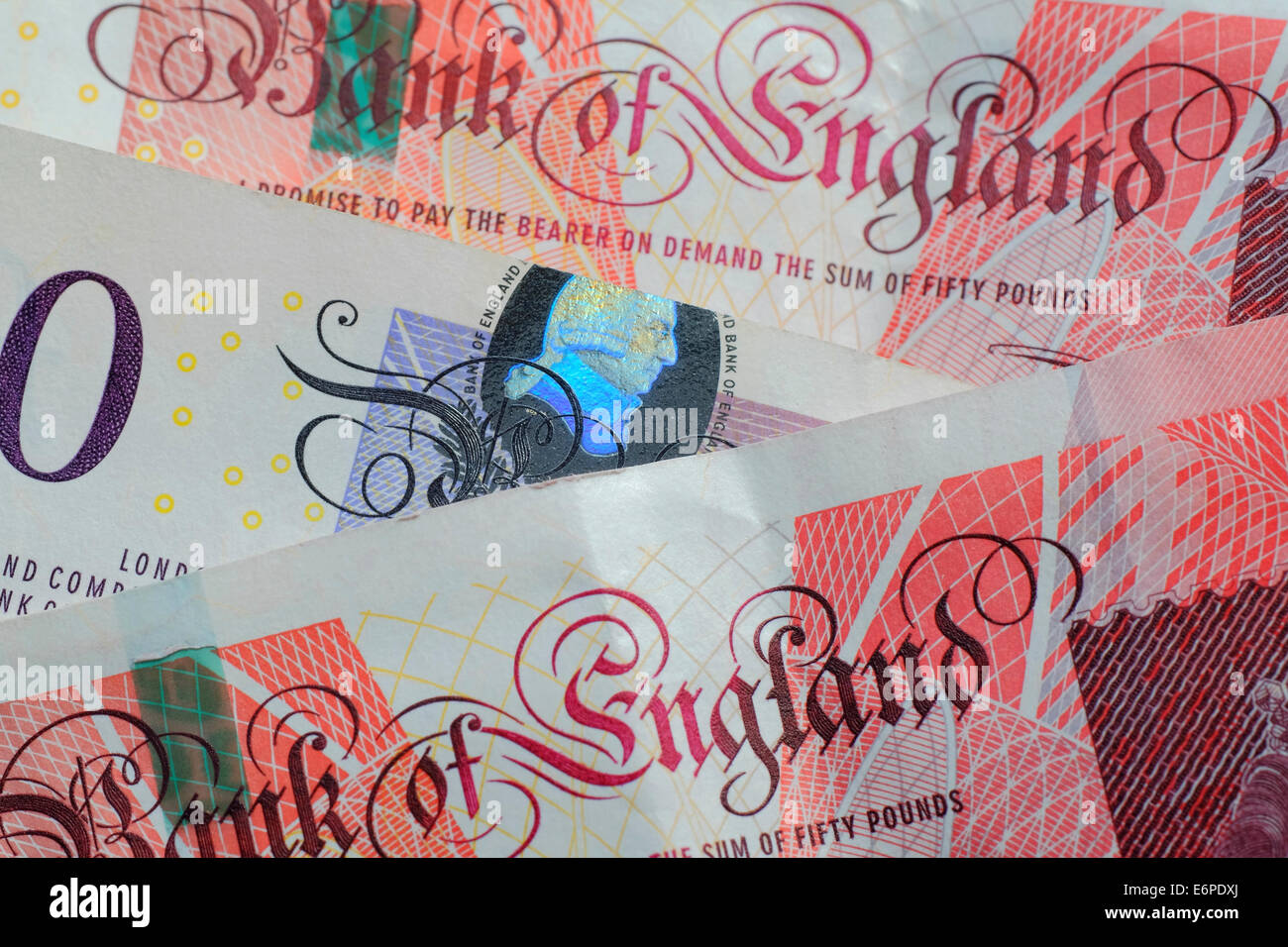 British currency notes hologram hi-res stock photography and images - Alamy