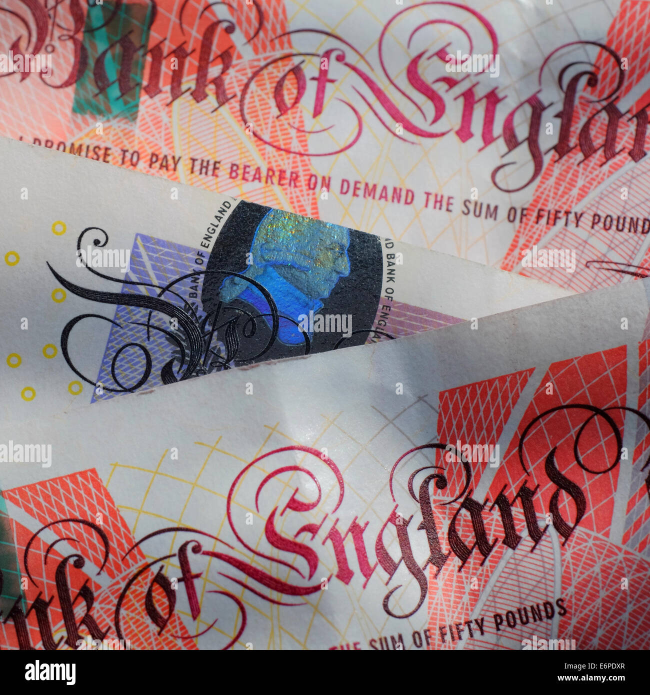 British currency notes hologram hi-res stock photography and images - Alamy