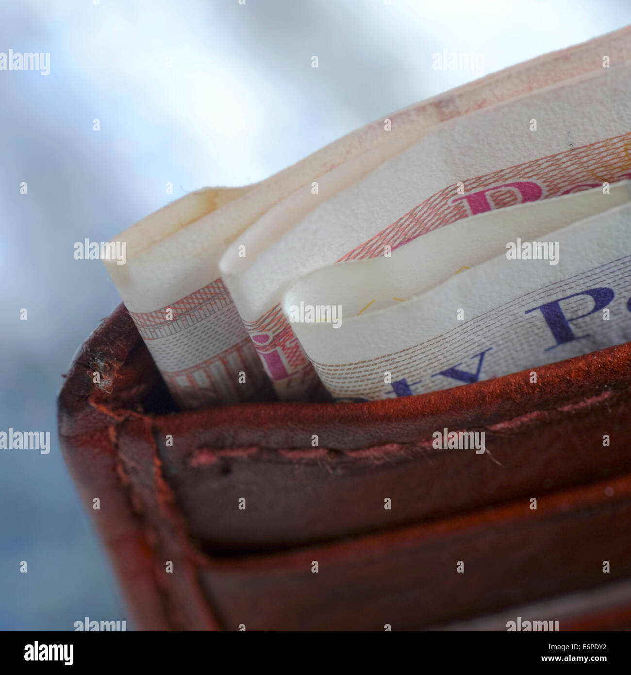 50 pound notes wallet hi-res stock photography and images - Alamy