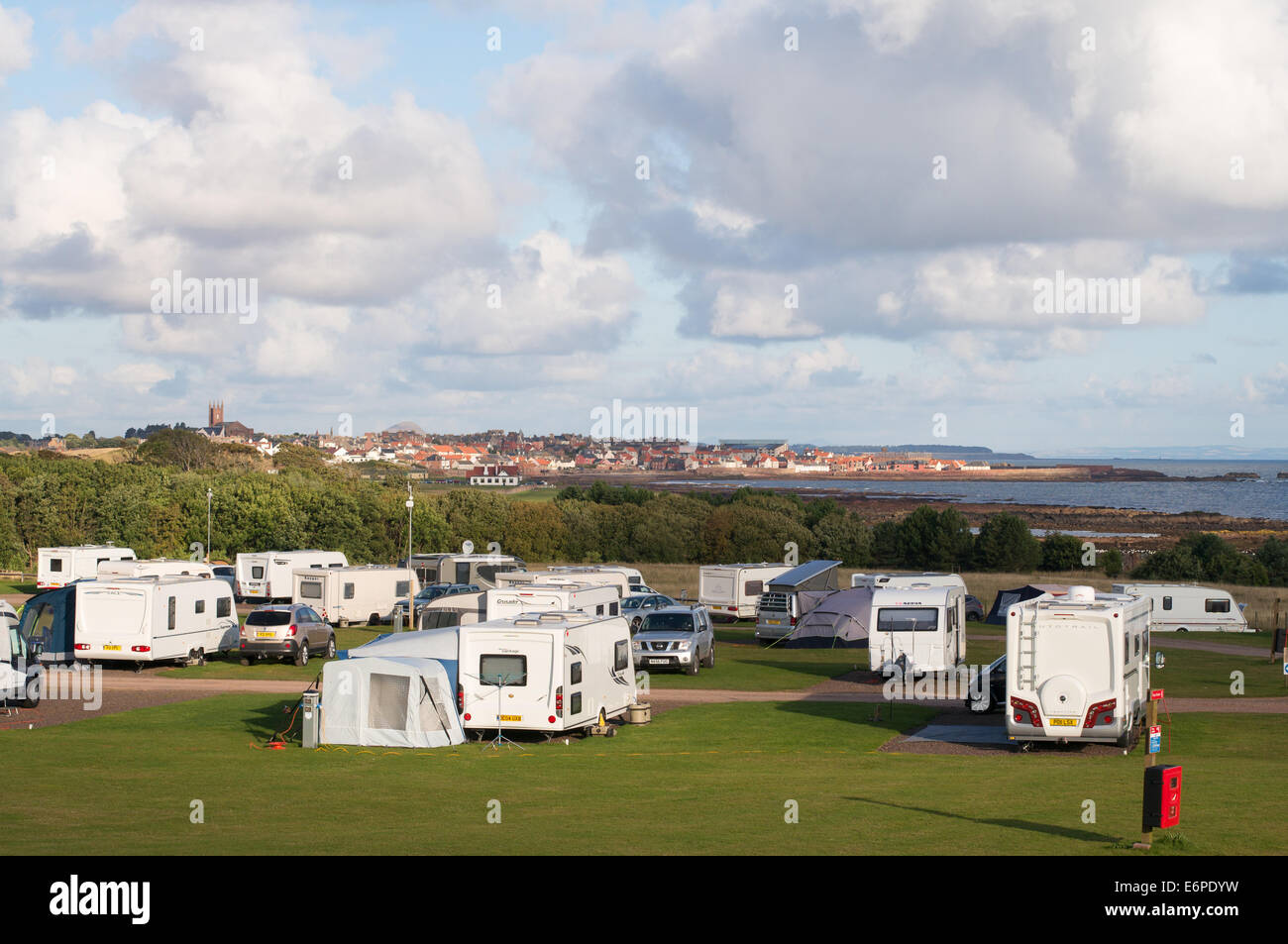 Caravan park background hi-res stock photography and images - Alamy