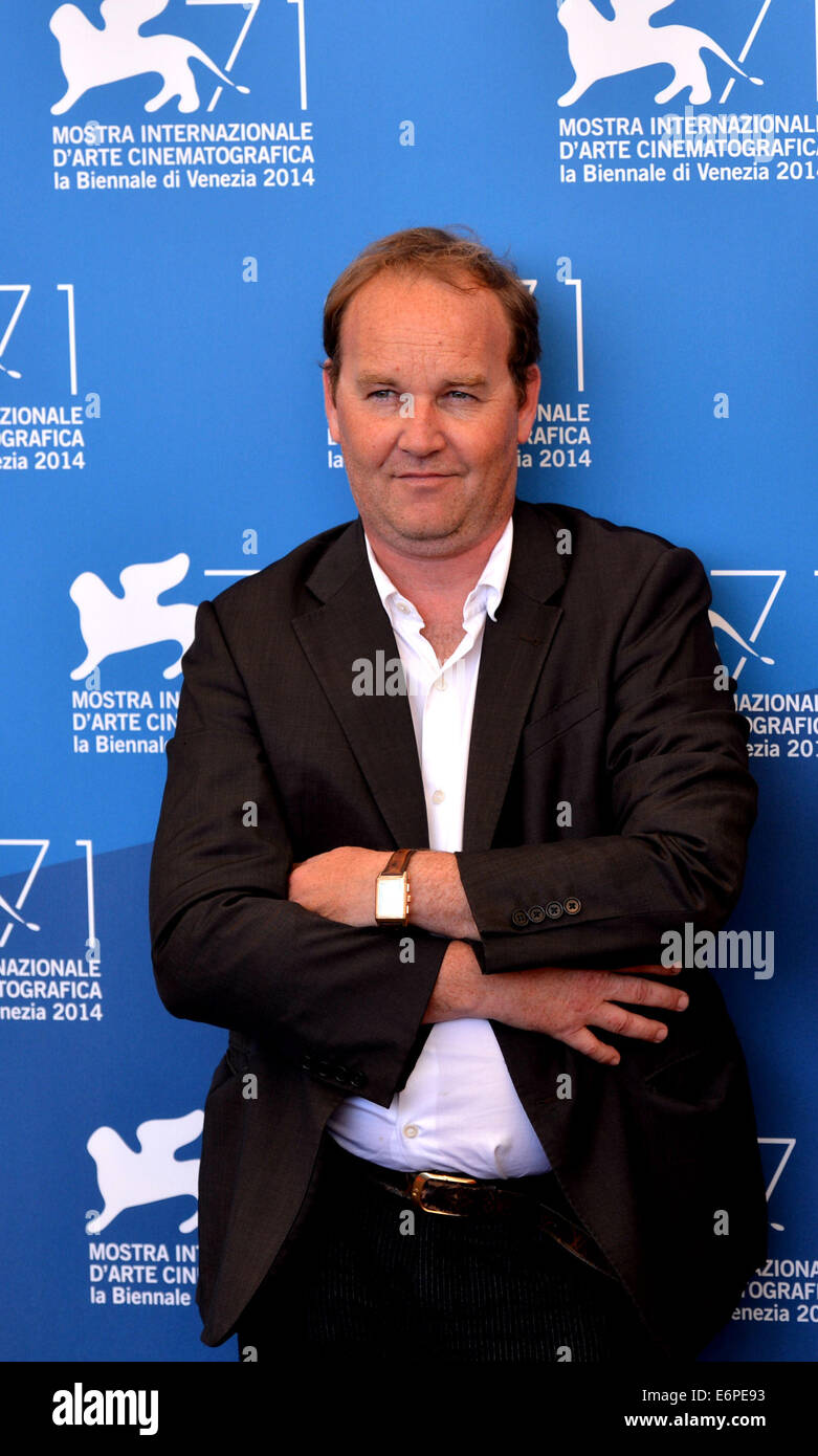 Venice, Lido of Venice. 28th Aug, 2014. Director Xavier Beauvois poses ...