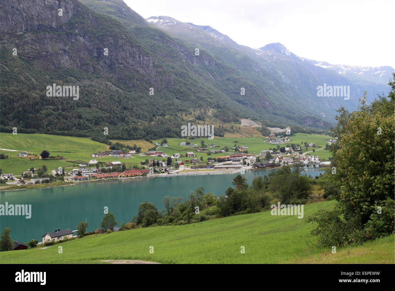 Olden from Skarstein, Oldedalen, Stryn, Nordfjorden, Sogn og Fjordane ...