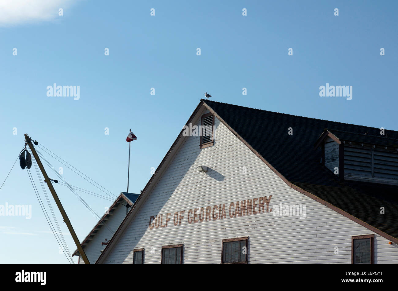 Historic Gulf of Georgia cannery building in Steveston Village ...