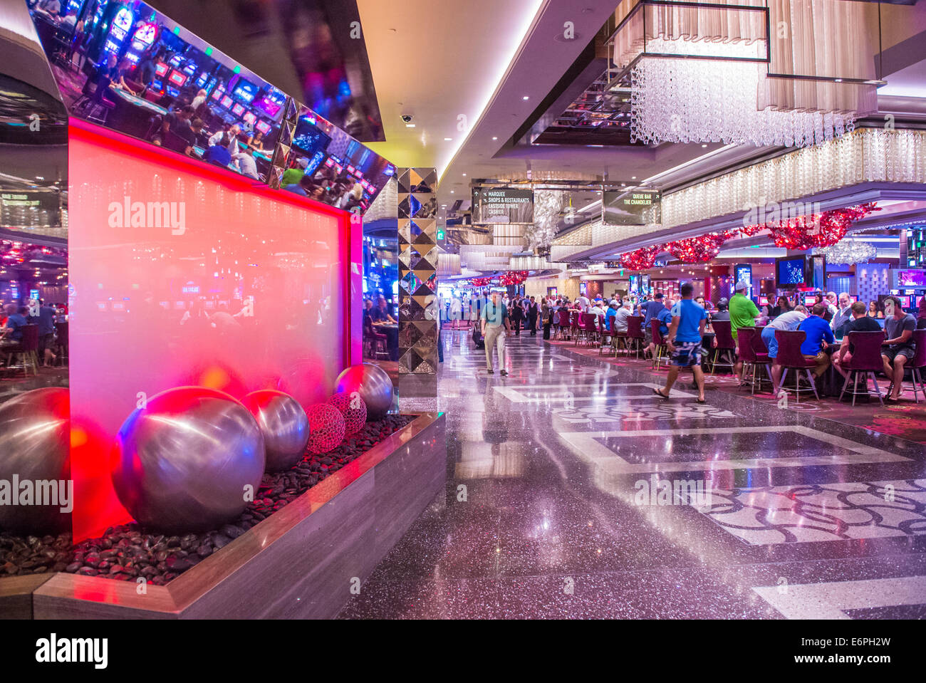 The Interior of Cosmopolitan hotel and casino in Las Vegas Stock Photo ...