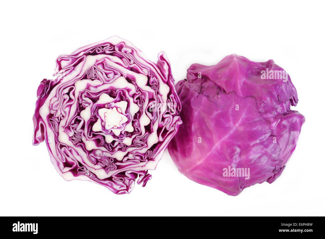 Cut red cabbage in hi-res stock photography and images - Alamy