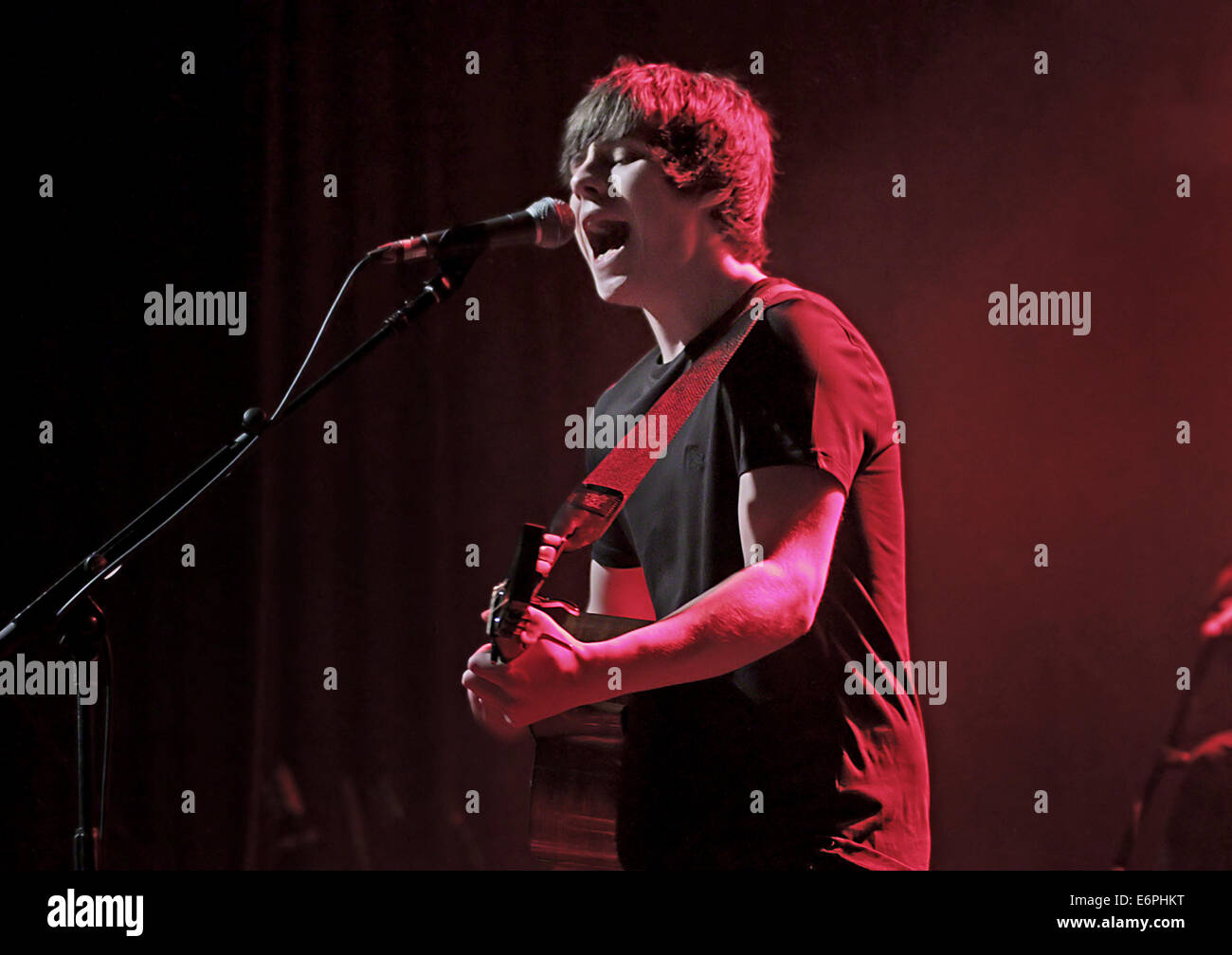 Jake Bugg performing live on stage at the Manchester Ritz Featuring ...