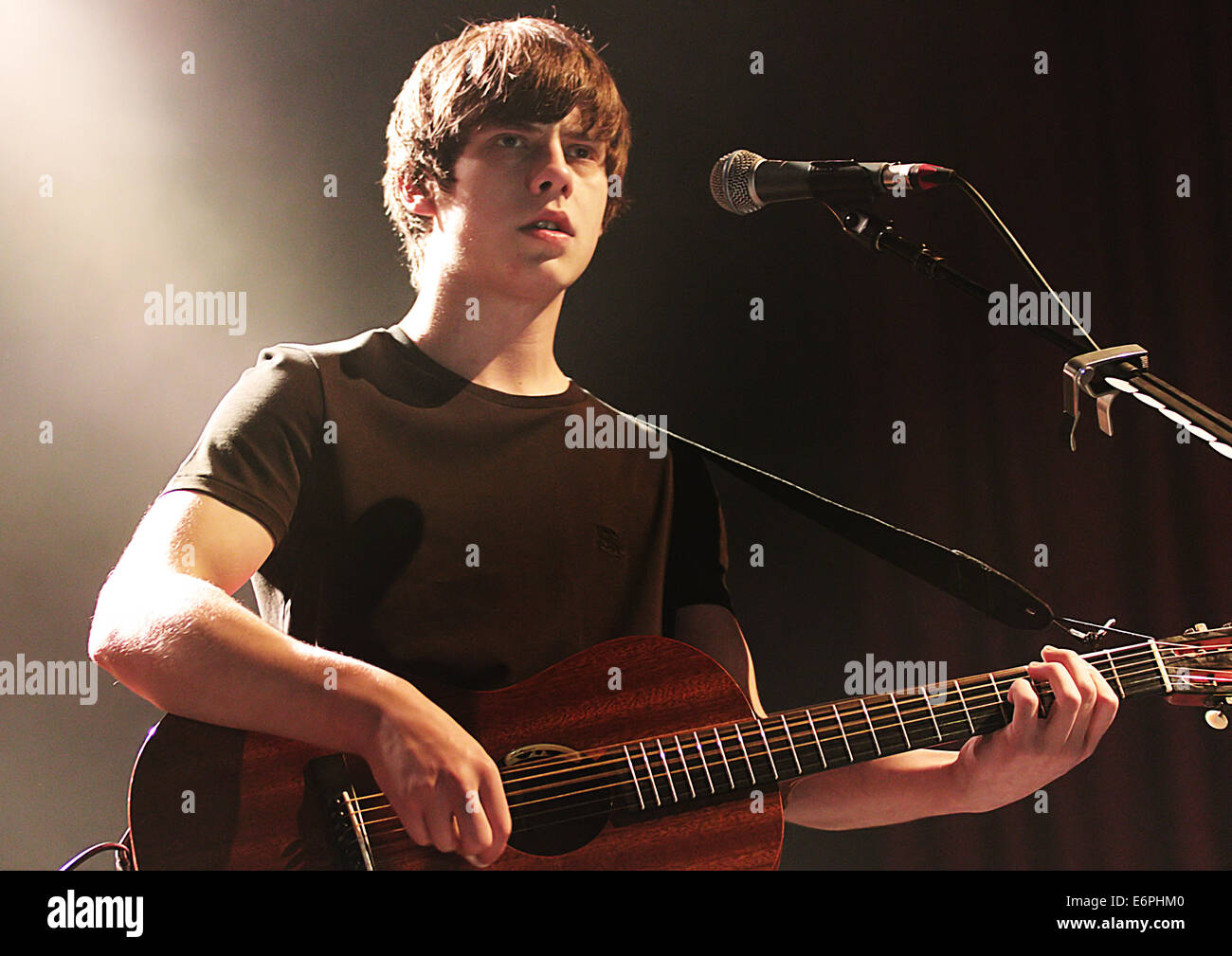 Jake Bugg performing live on stage at the Manchester Ritz Featuring ...