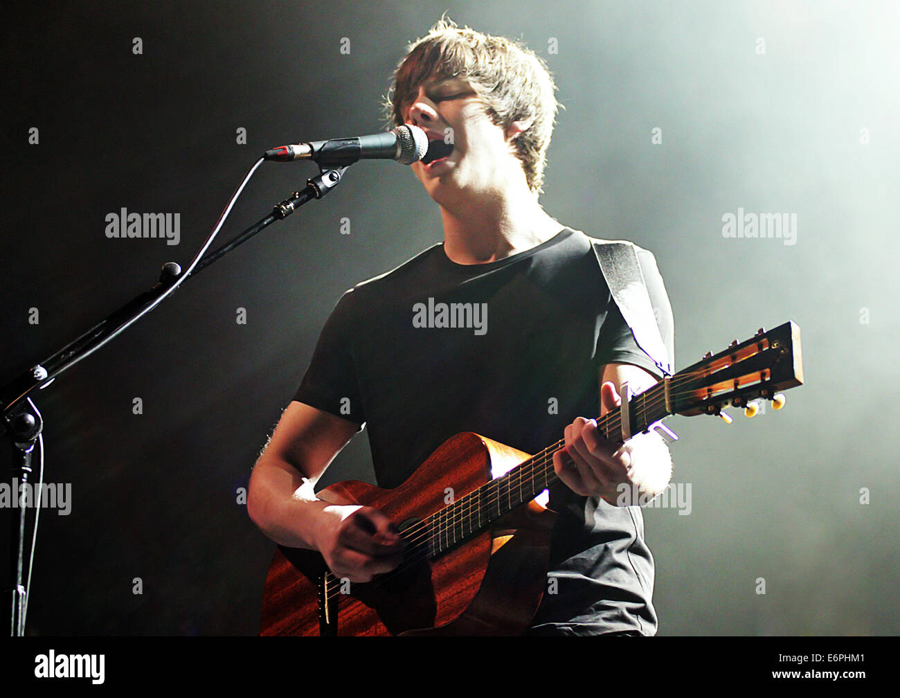 Jake Bugg performing live on stage at the Manchester Ritz Featuring ...