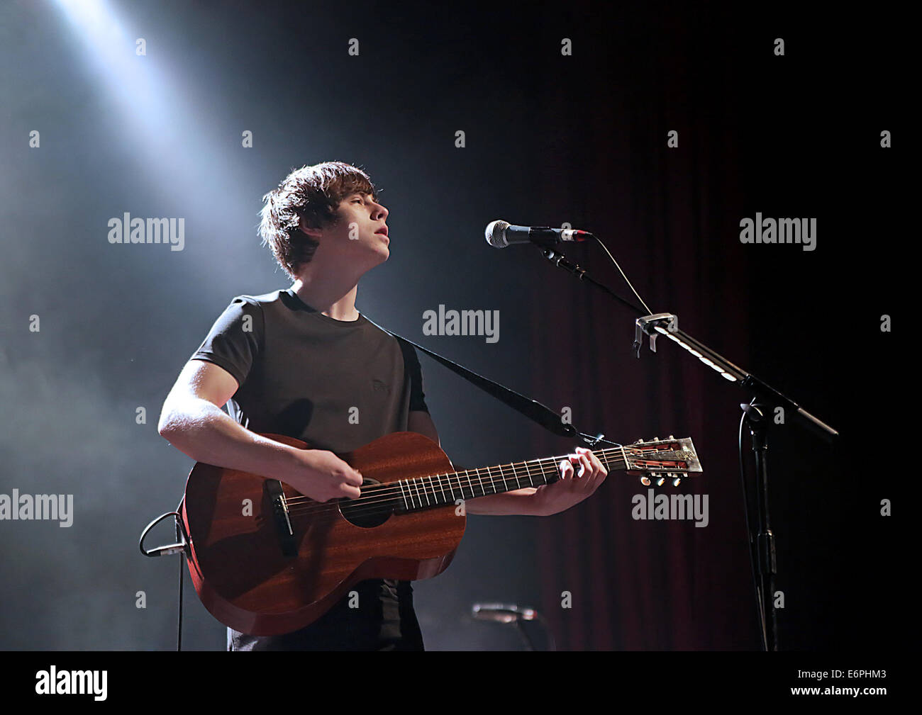 Jake Bugg performing live on stage at the Manchester Ritz Featuring ...