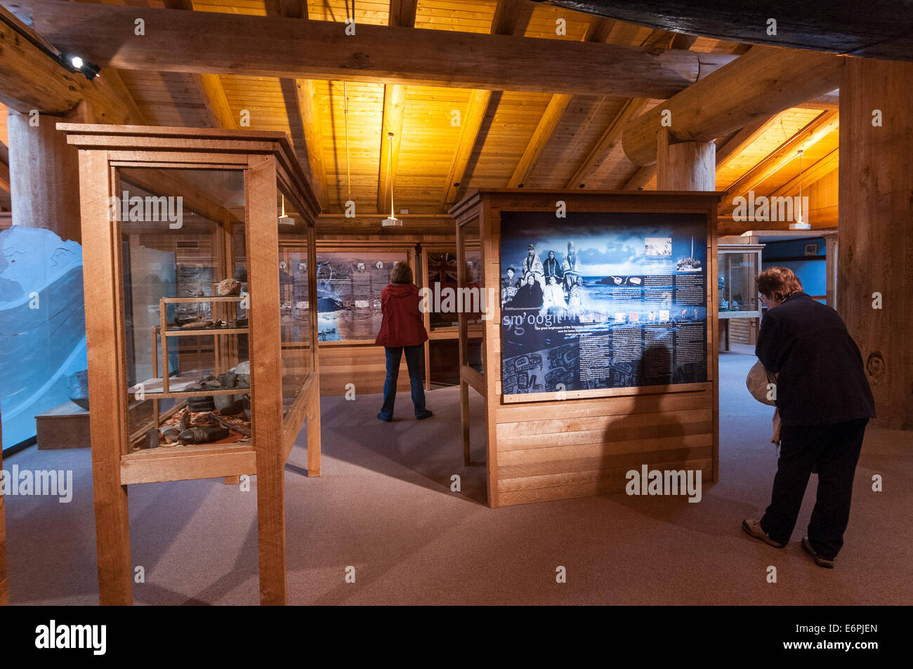 Elk203-4384 Canada, British Columbia, Prince Rupert, Museum of Northern ...